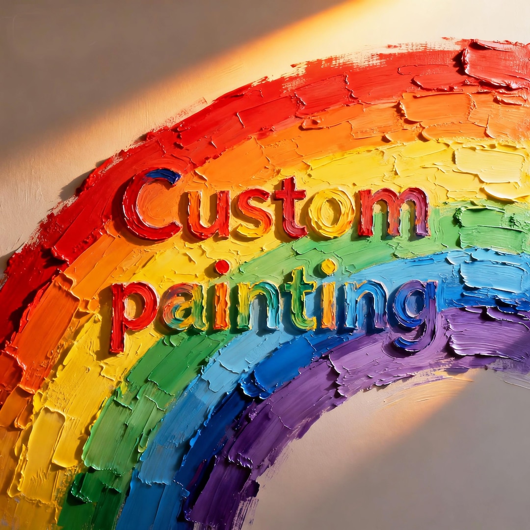 Custom Personalized Painting From Photo -textured Impasto Canvas Art - Etsy