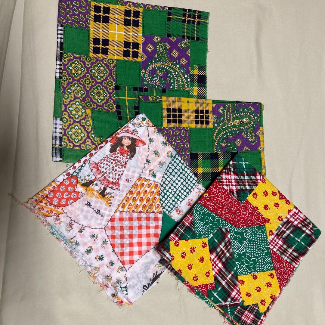 Lot of 4 Pieces of Cheater Cloth Fabric Petticoats & Pantaloons Piece ...