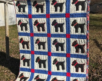 Scottie Dog Quilts | Etsy