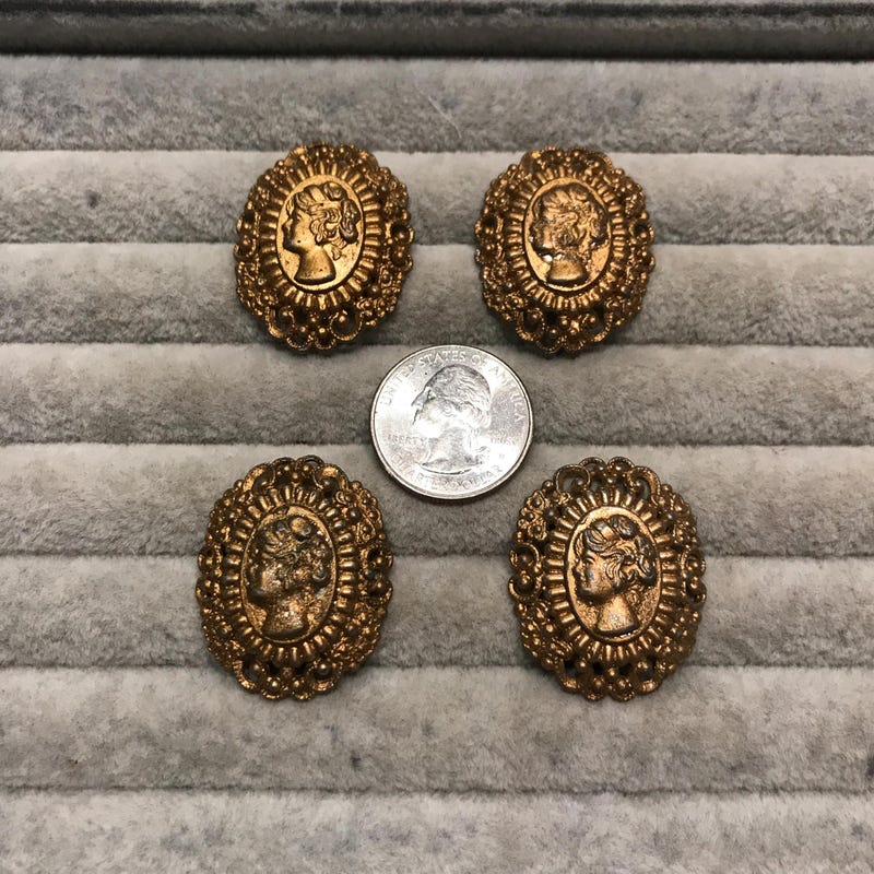 Cameo Buttons - Etsy