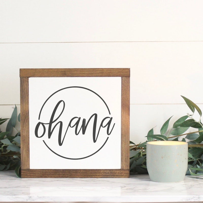 Ohana Wood Sign - Etsy