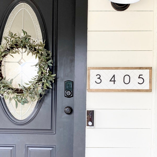 Modern Farmhouse House Numbers - Etsy