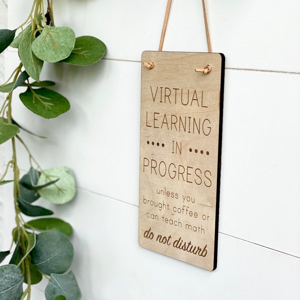 Homeschool Do Not Disturb Sign - Etsy