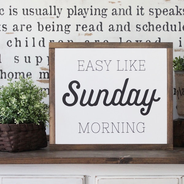 Easy Like Sunday - Etsy