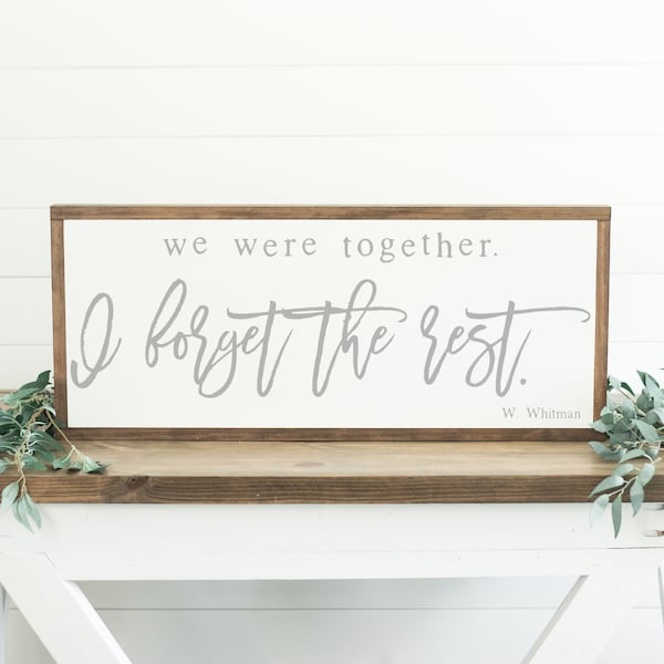 We Were Together - Etsy