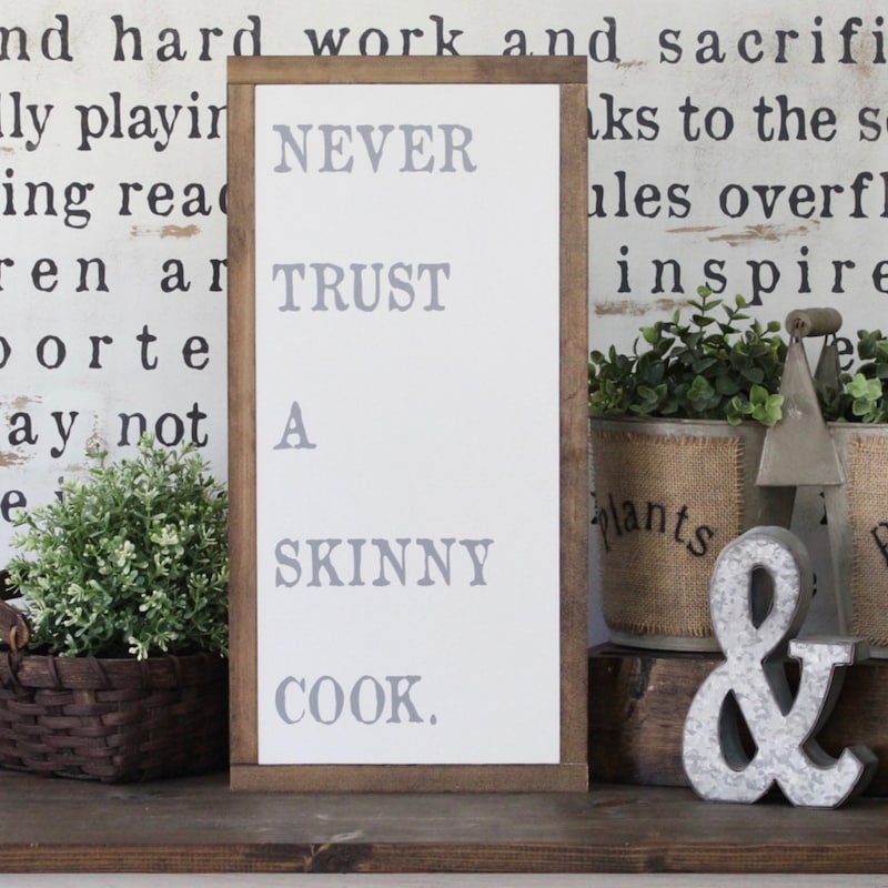 Skinny Wood Sign - Etsy