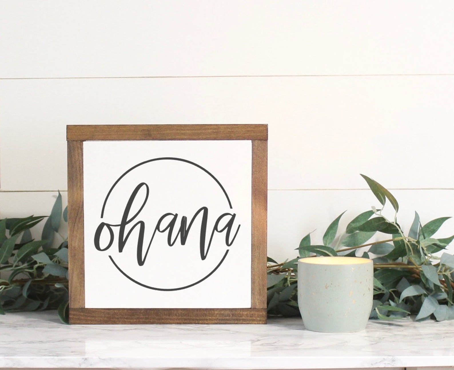 Ohaha Sign Mini Sign Wood Sign Framed Sign Family Sign | Etsy