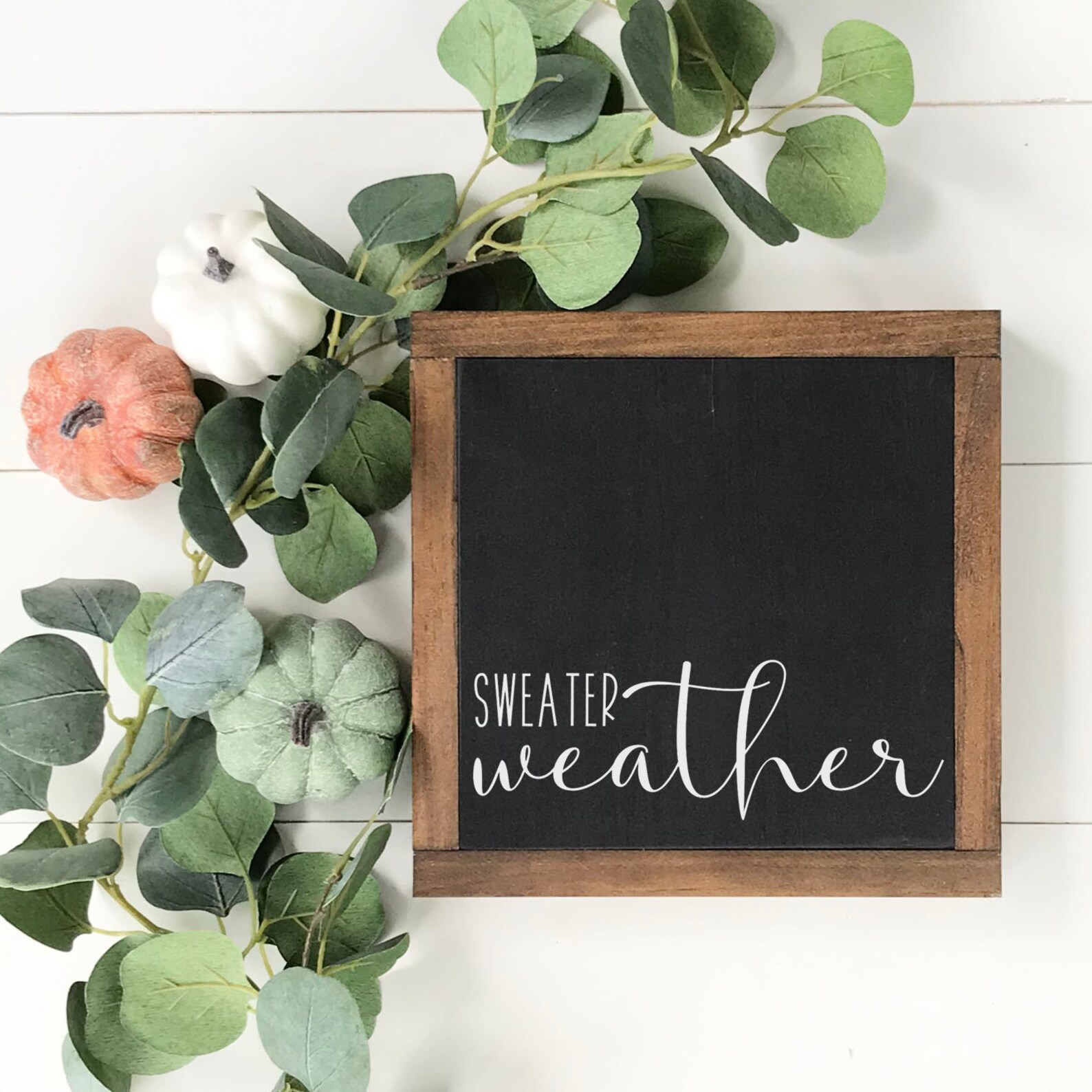Sweater Weather Sign Mini Sign Shelf Sitter Fall Sign - Etsy