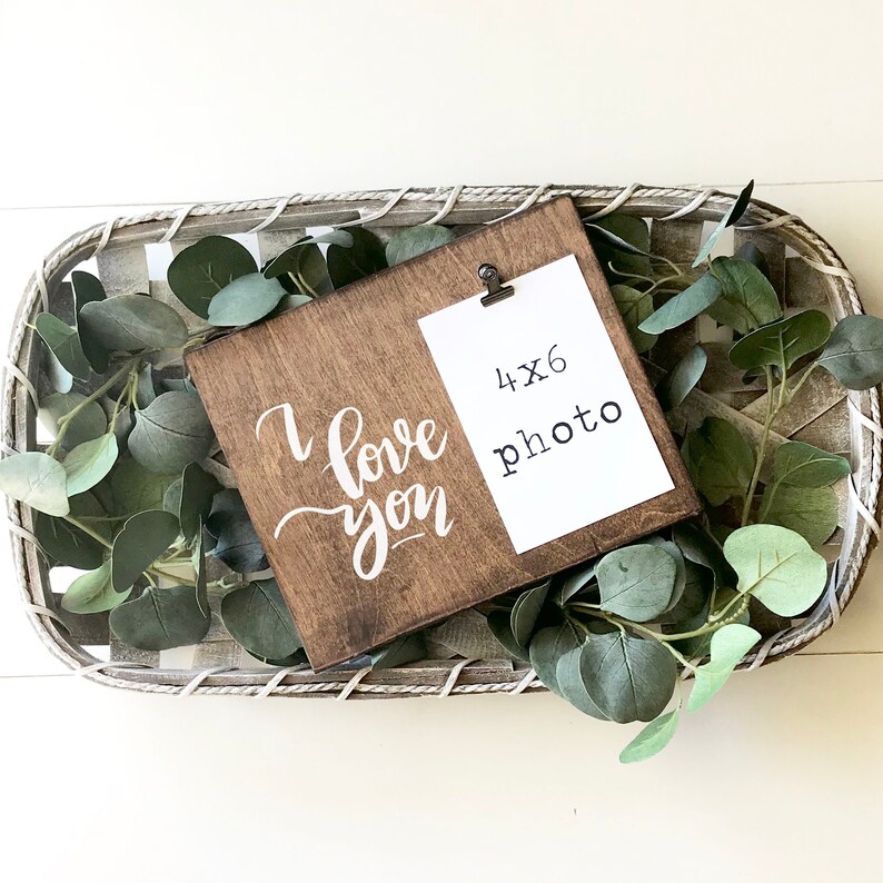 Photo Frame I Love You Frame Photo Display Picture Holder - Etsy