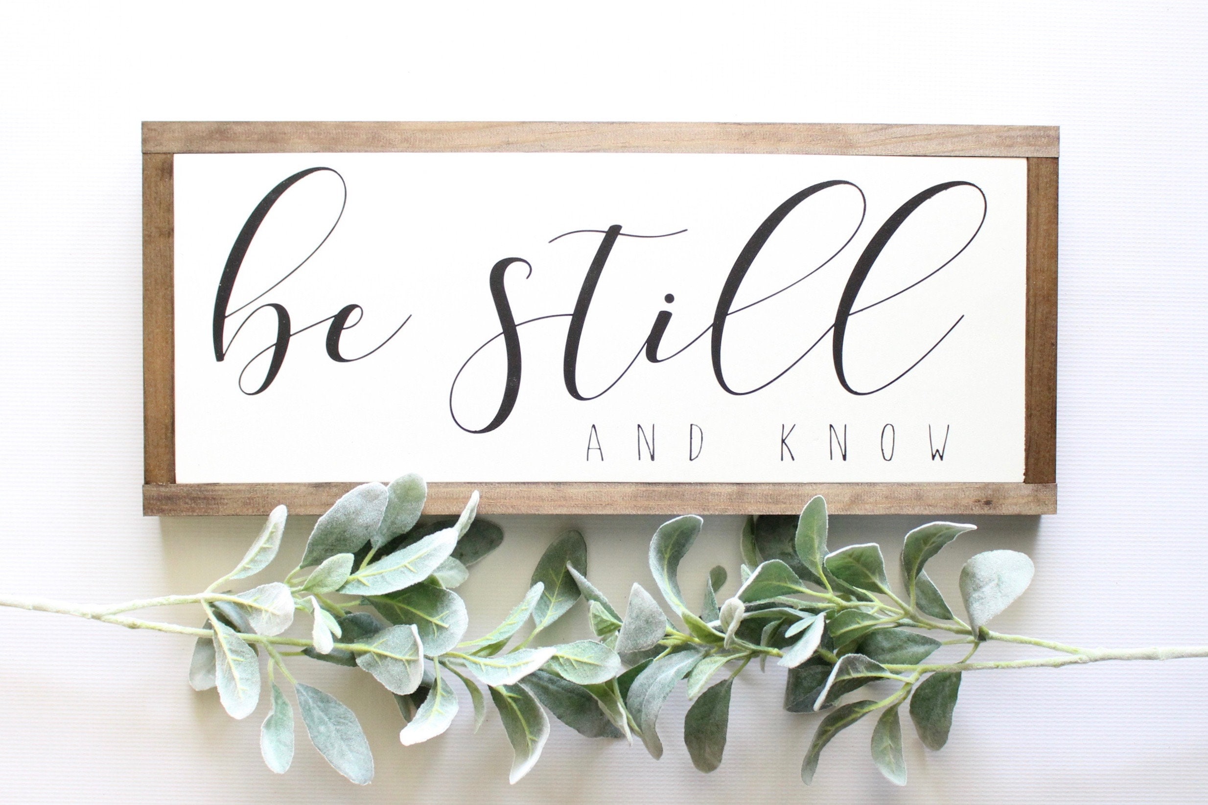 Paper, Party & Kids Stencils Be Still and Know/ Stencil/ Vinyl Decal ...