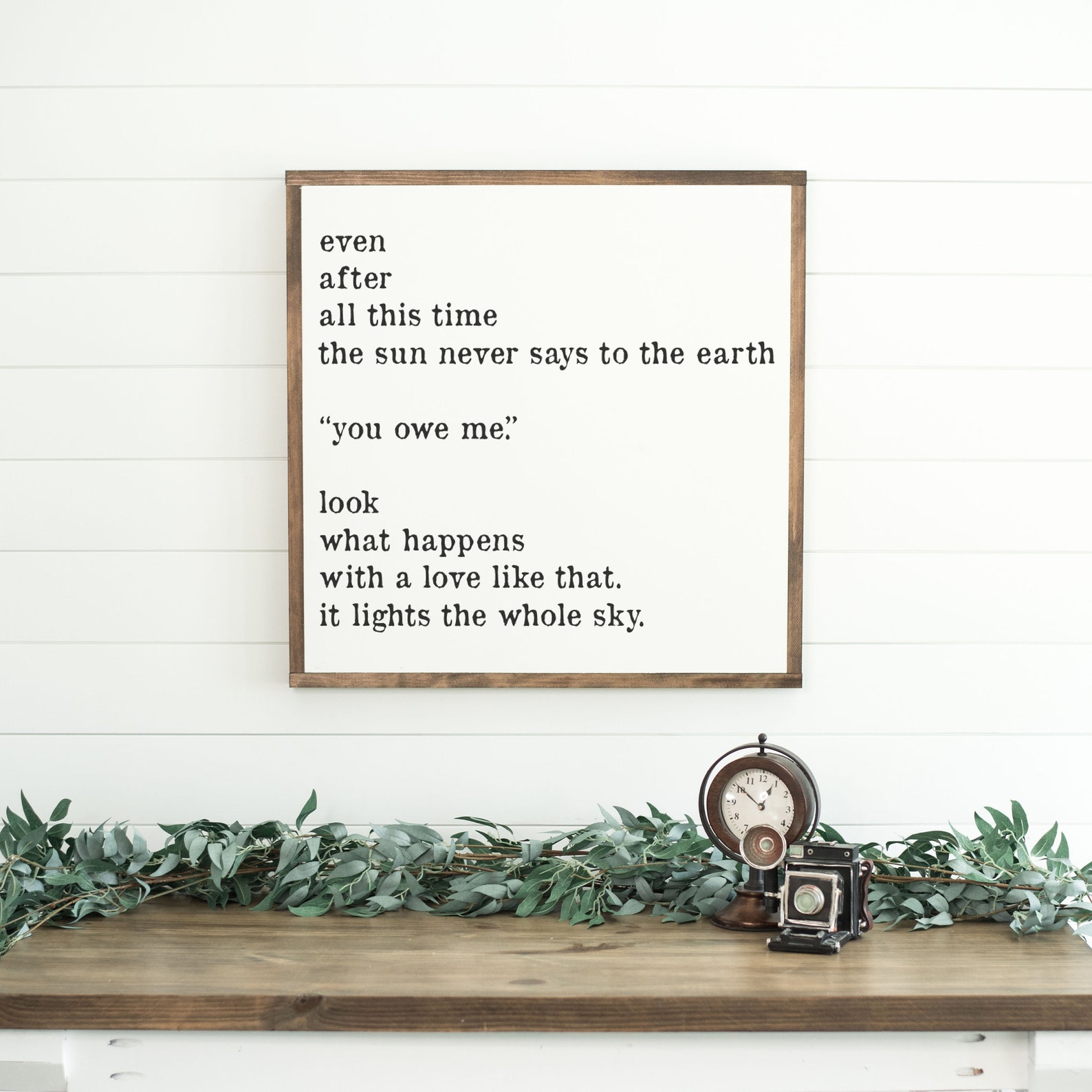 Even After All This Time Sign Wood Sign Framed Sign - Etsy