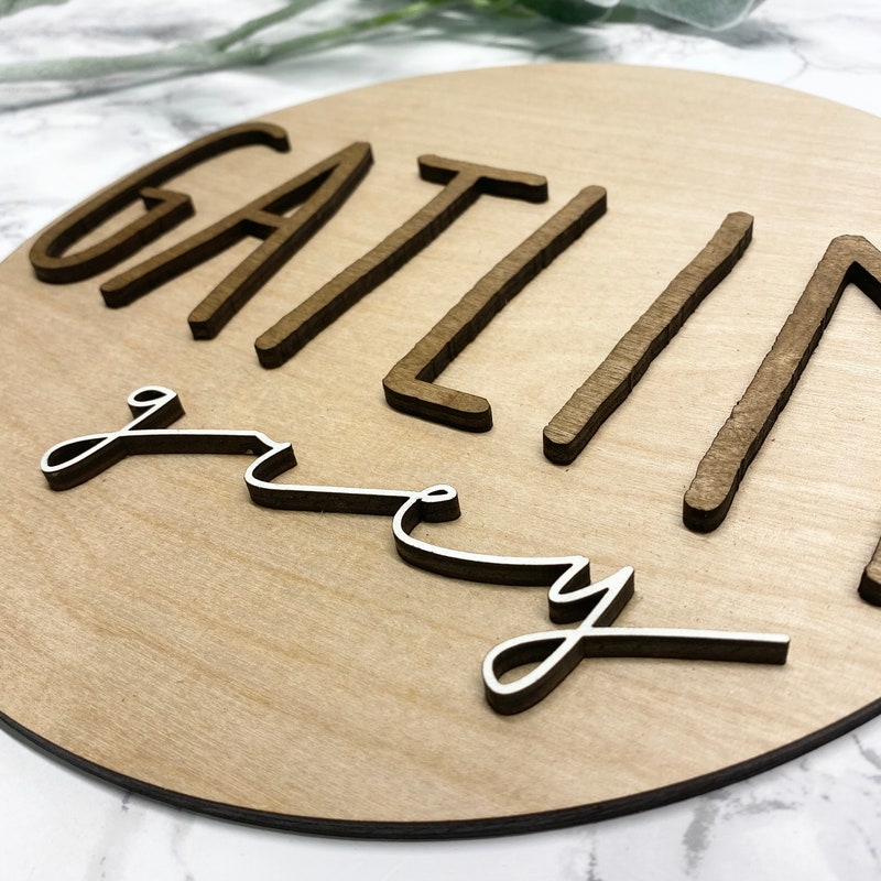 Natural Wood Sign - Etsy