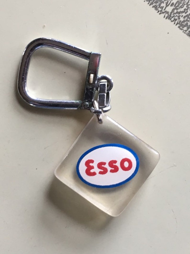 Vintage ESSO Keychain Original Circa 1950's/60's French Service Station ...