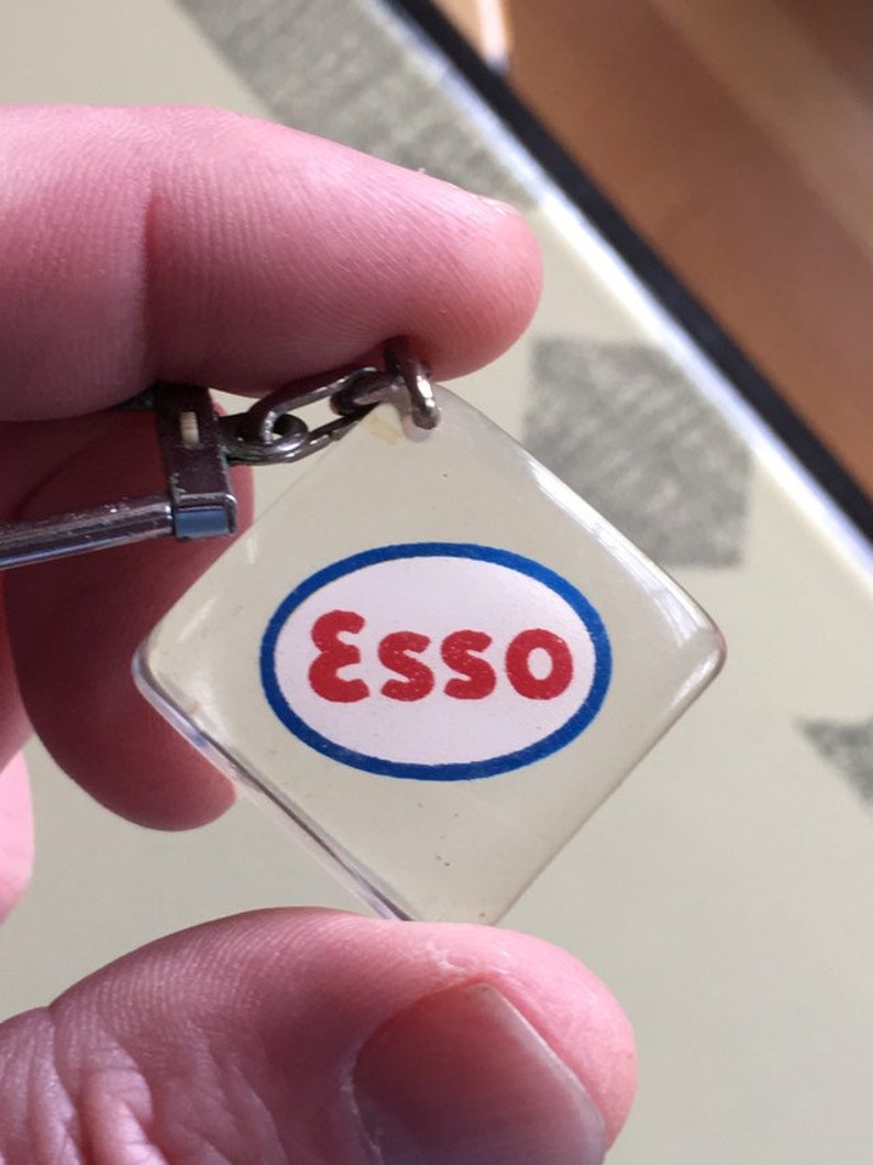 Vintage ESSO Keychain Original Circa 1950's/60's French Service Station ...