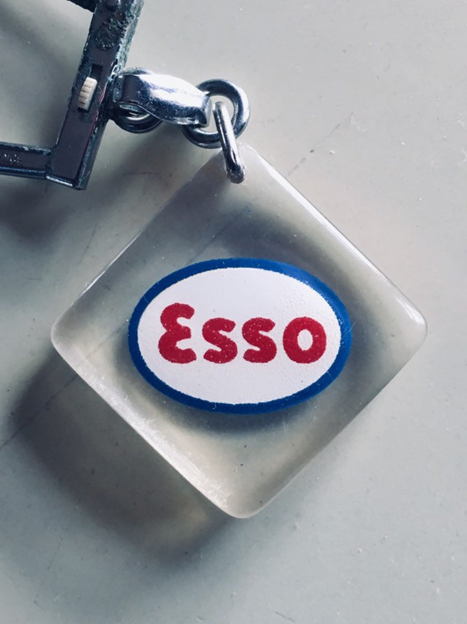 Vintage ESSO Keychain Original Circa 1950's/60's French Service Station ...