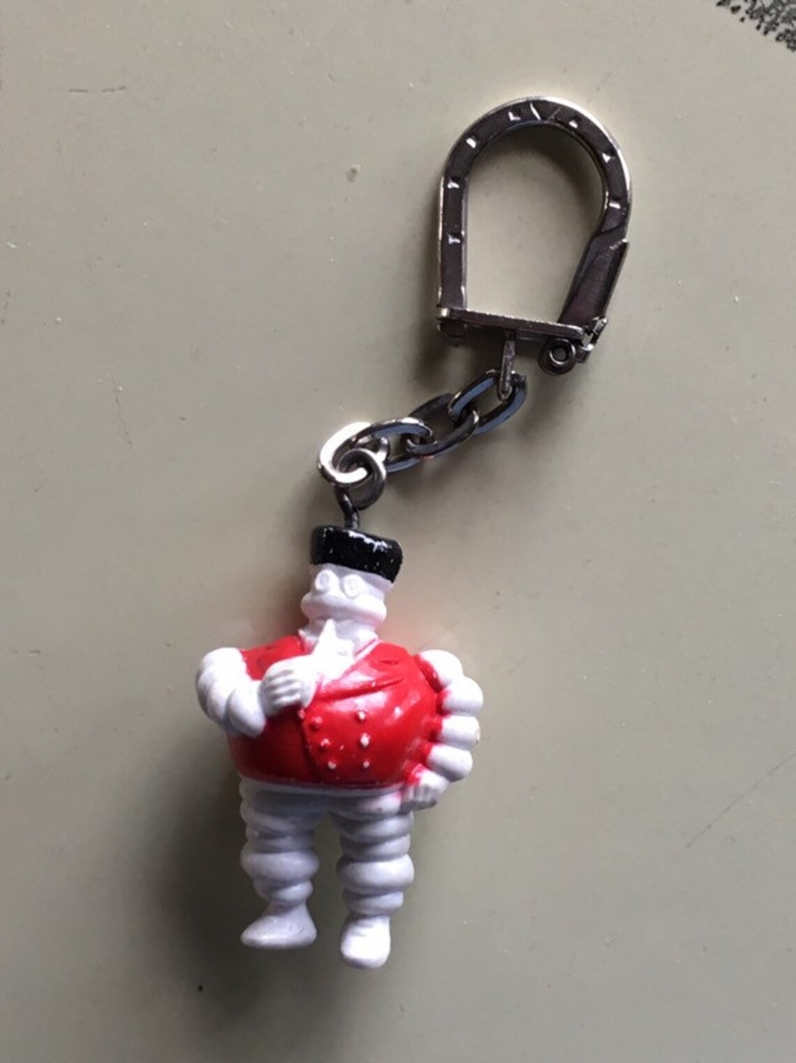 Vintage MICHELIN MAN Mascot Keychain Original Circa 1950's/60's Vespa ...