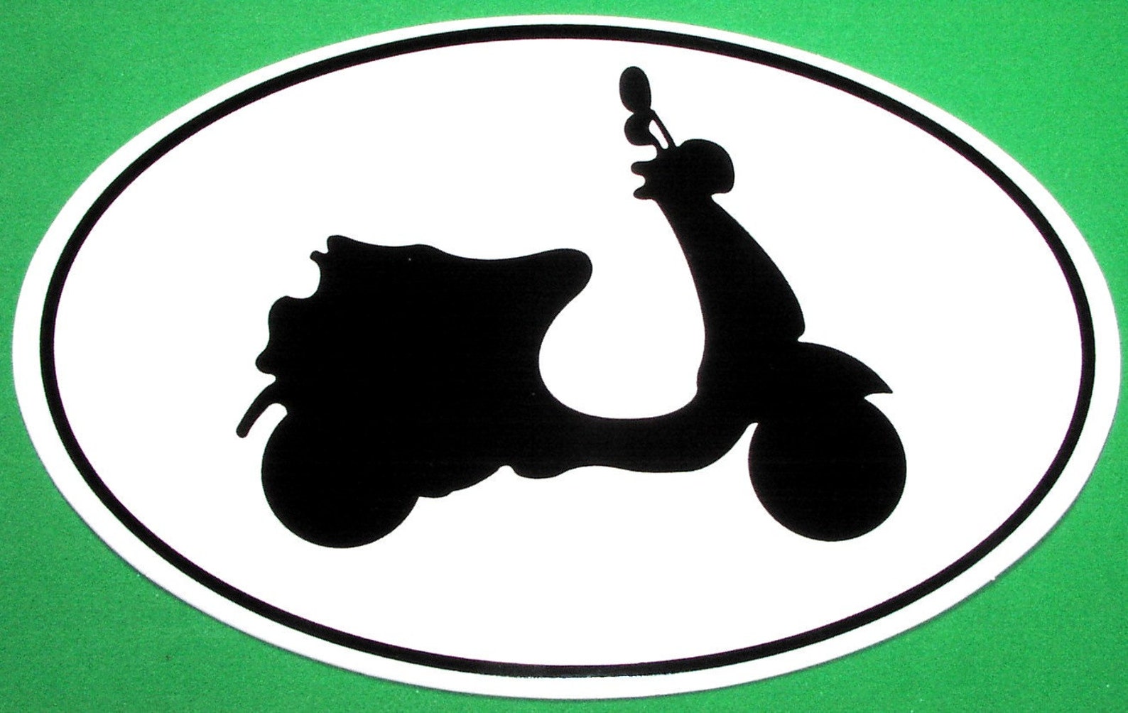 VESPA Set of 4 Oval DECALS Vinyl Bumper Sticker Lot Mod Motor - Etsy