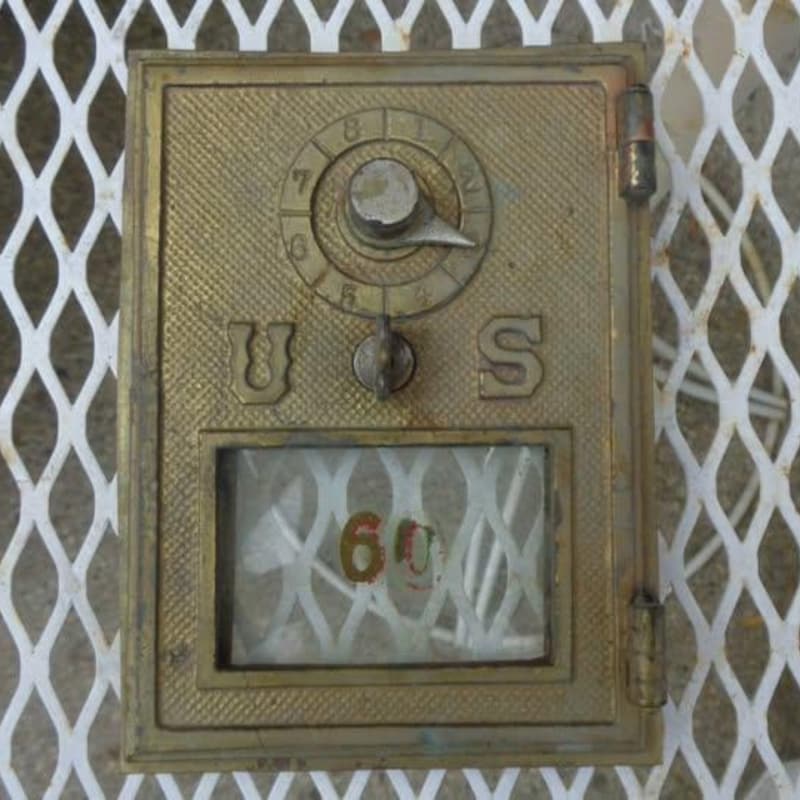 Antique Key Mailbox - Etsy