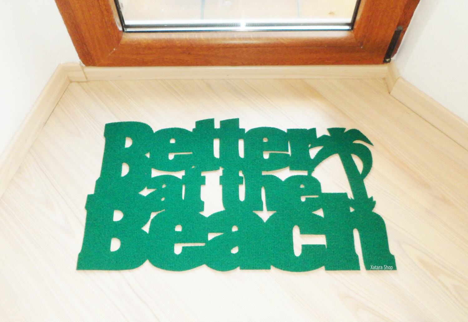 Beach Welcome Mat. Vacation Doormat. Better at the Beach Quote - Etsy