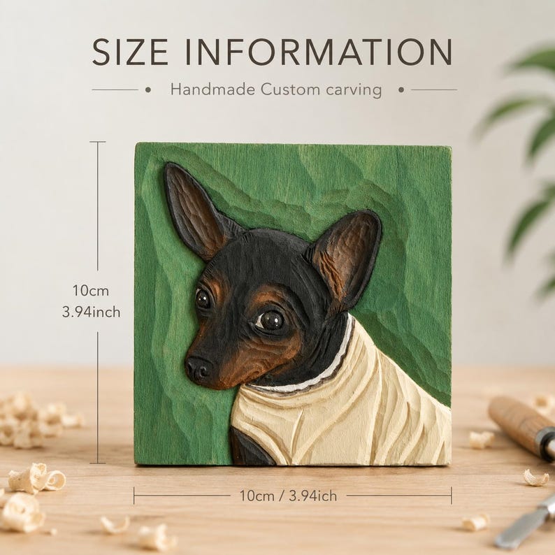 Custom Dog Portrait Carving, Hand-carved Pet Keepsake Artwork - Etsy