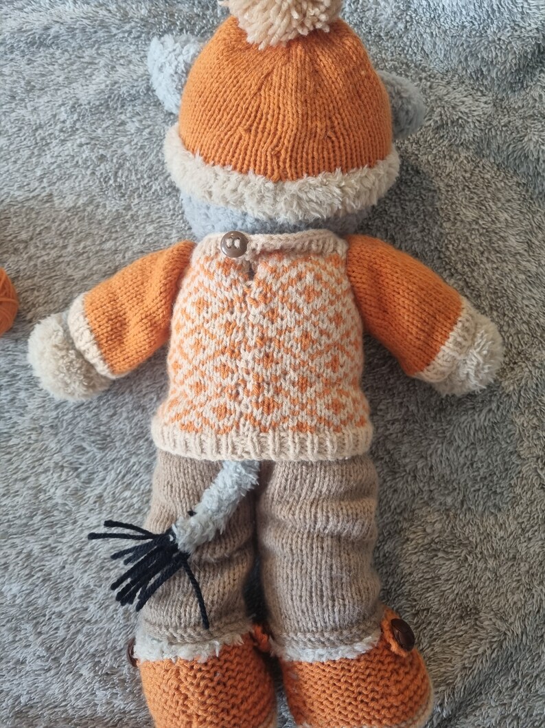 Desmond the Donkey Knitted PDF Pattern Instructions - Etsy