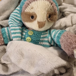 Sammi the Sleepy Sloth Knitting Pattern PDF Amigurumi Instructions ...