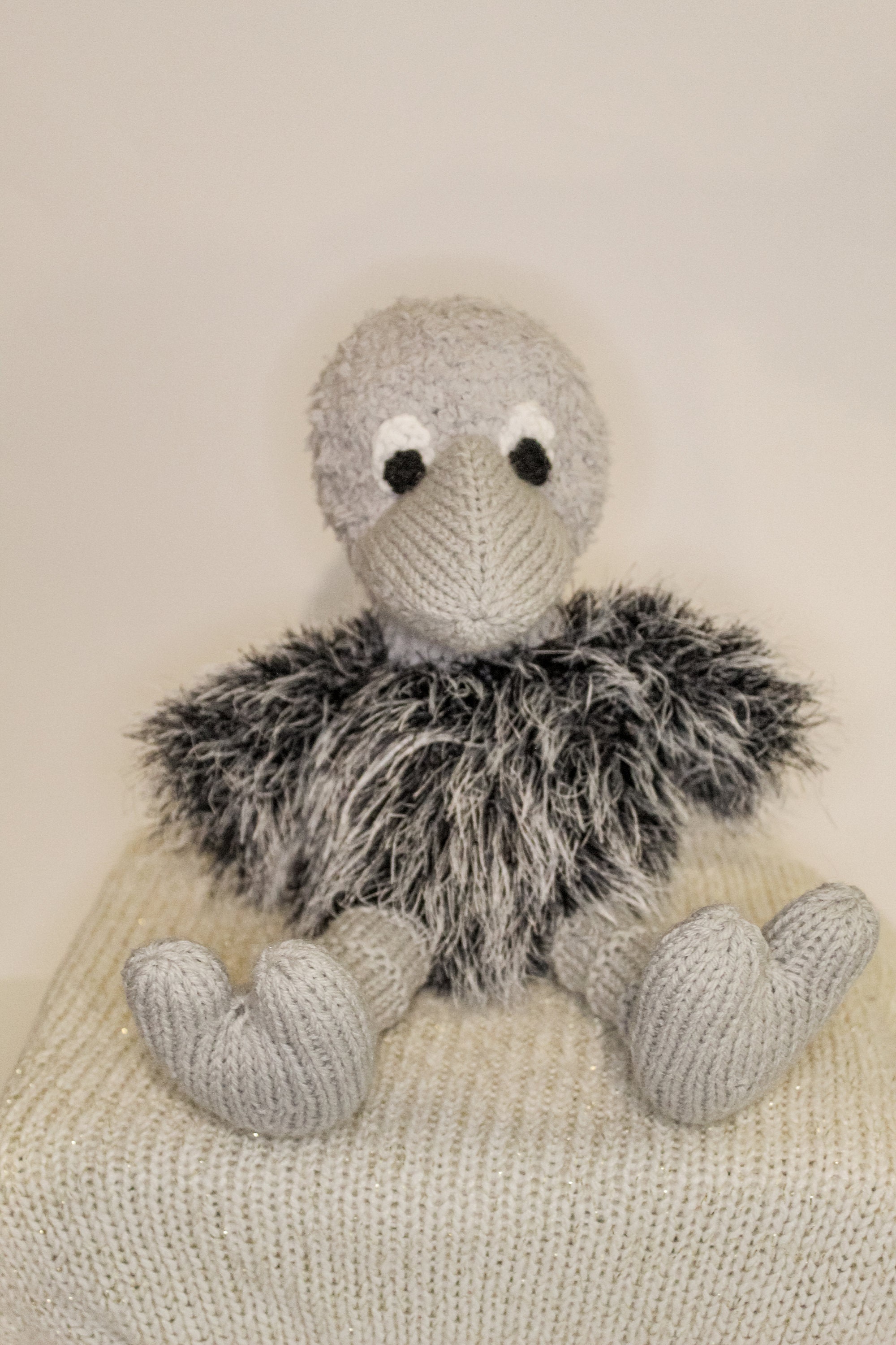 Oscar the Ostrich Chick Knitting Pattern PDF - Etsy