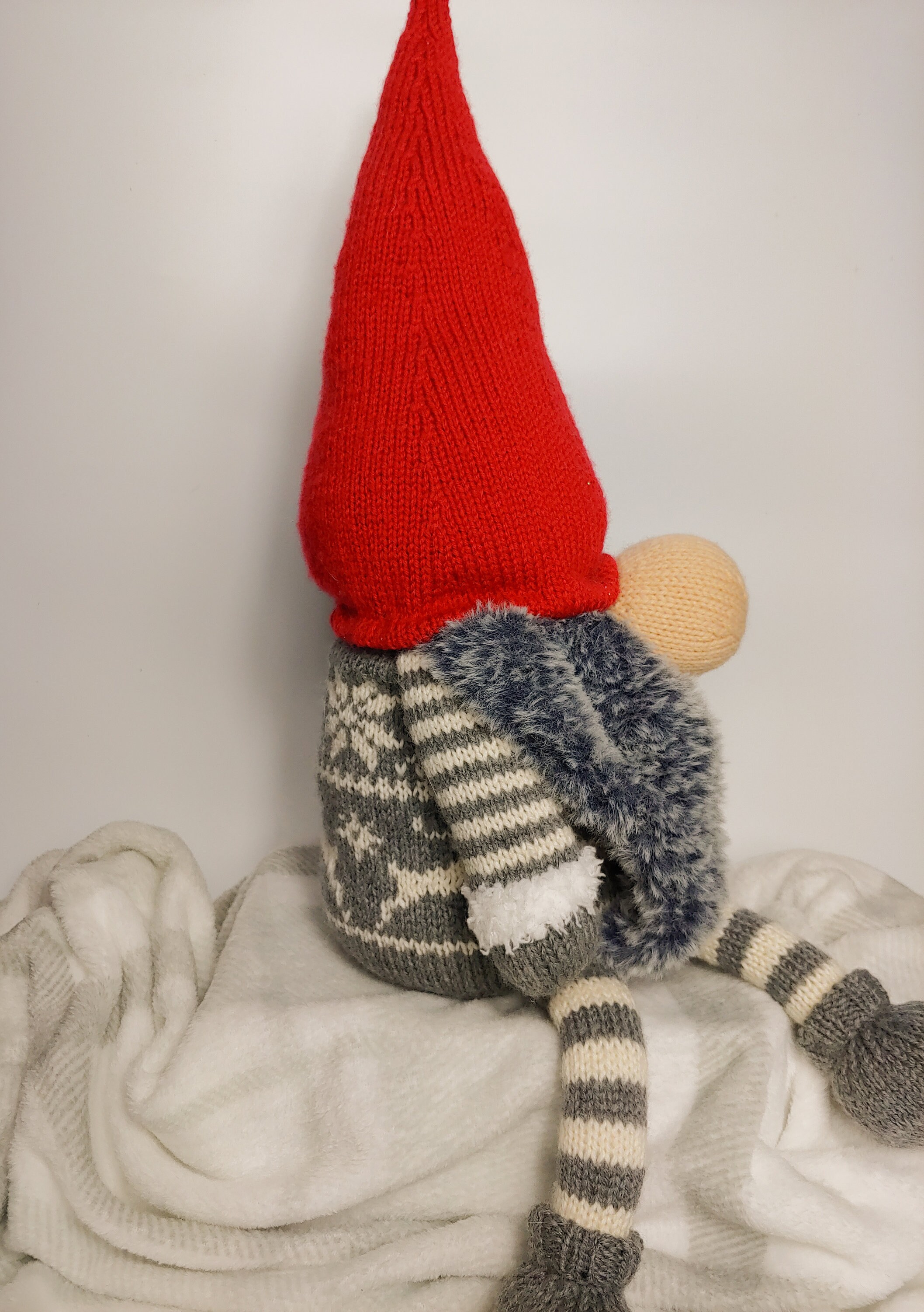 Large Festive Tomte Gnome Knitting Pattern PDF Instructions Christmas ...