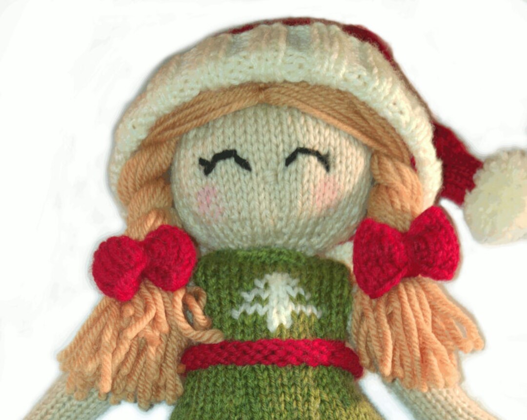 Trixie the Christmas Elf Knitting Pattern PDF Instructions - Etsy