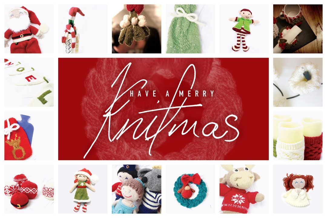 Have A Merry Knitmas Christmas Knitting Pattern Ebook PDF - Etsy UK