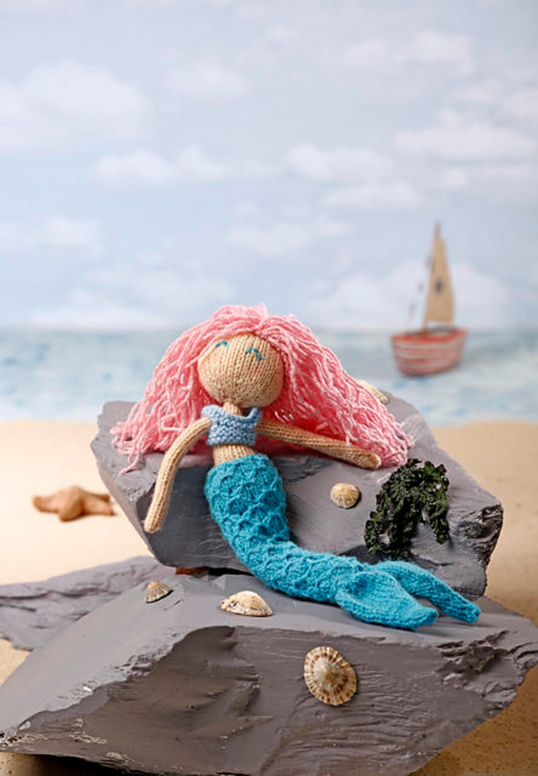 Luna the Mermaid PDF Knitting Pattern - Etsy UK