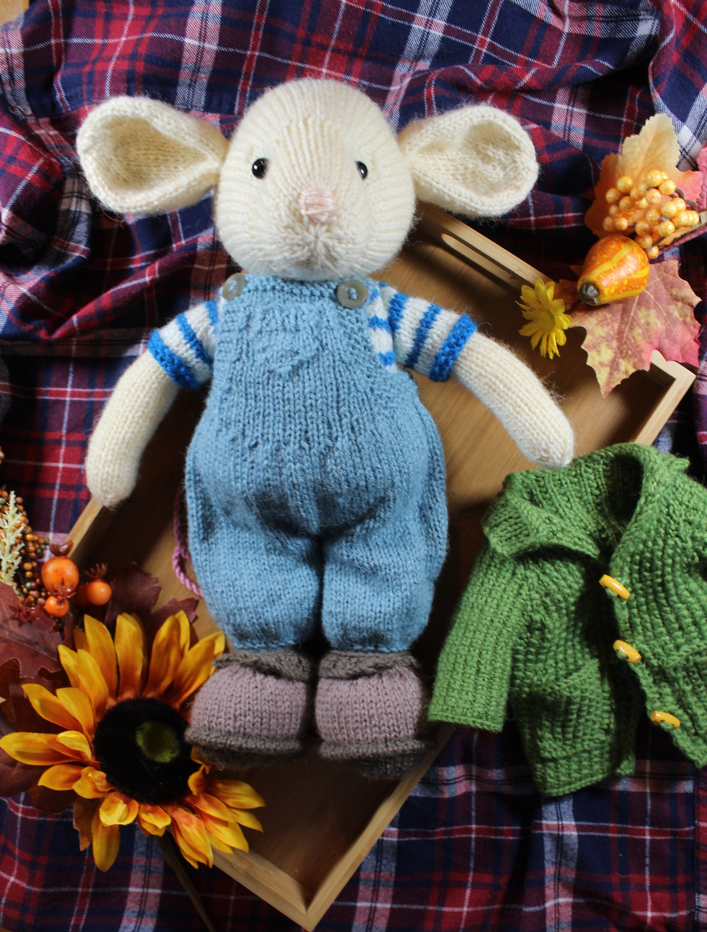Maurice the Autumnal Mouse Amigurumi Toy Knitting Pattern PDF ...