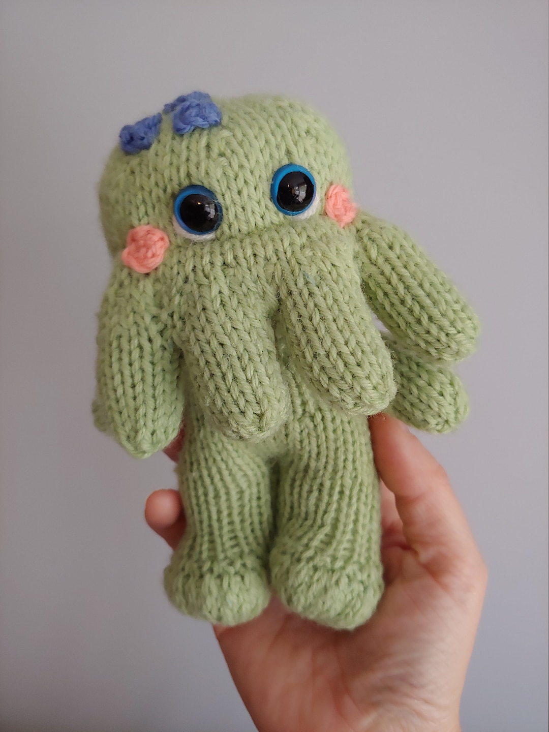 Cthulhu Knitting Pattern Instructions PDF Amigurumi Halloween - Etsy