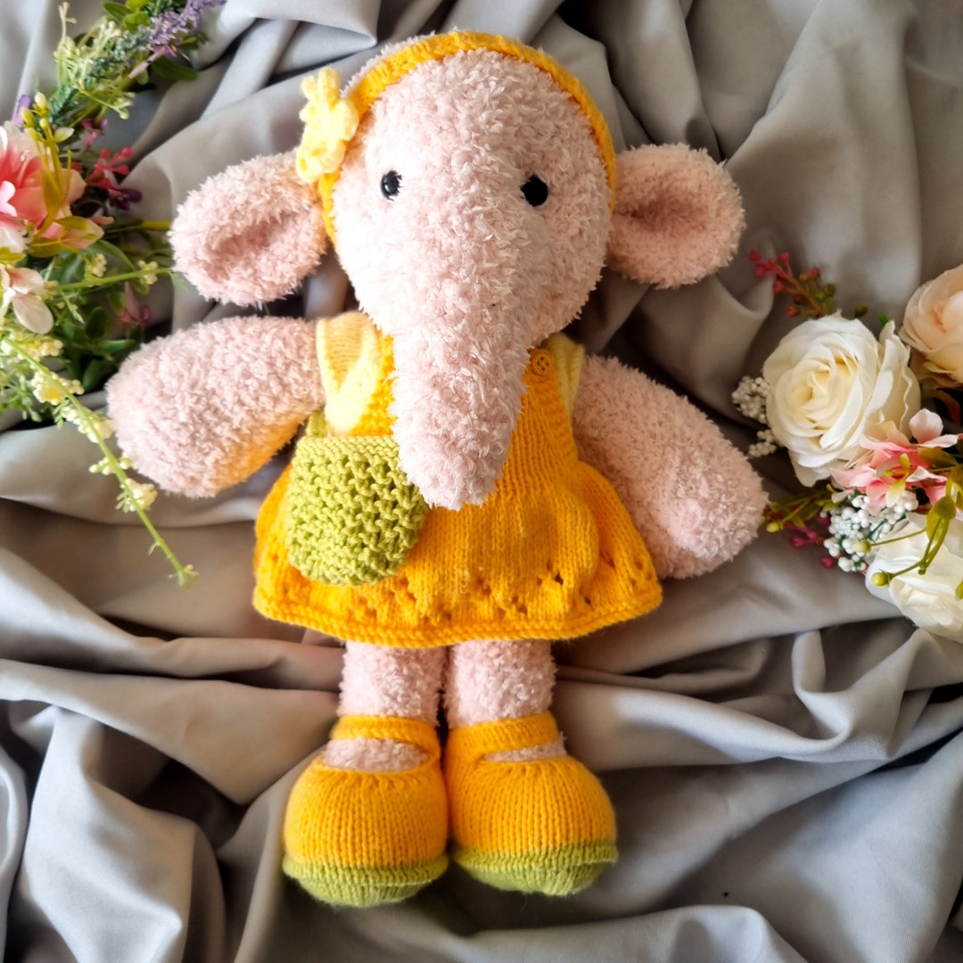 Eloise the Elephant PDF Knitting Pattern Instructions - Etsy