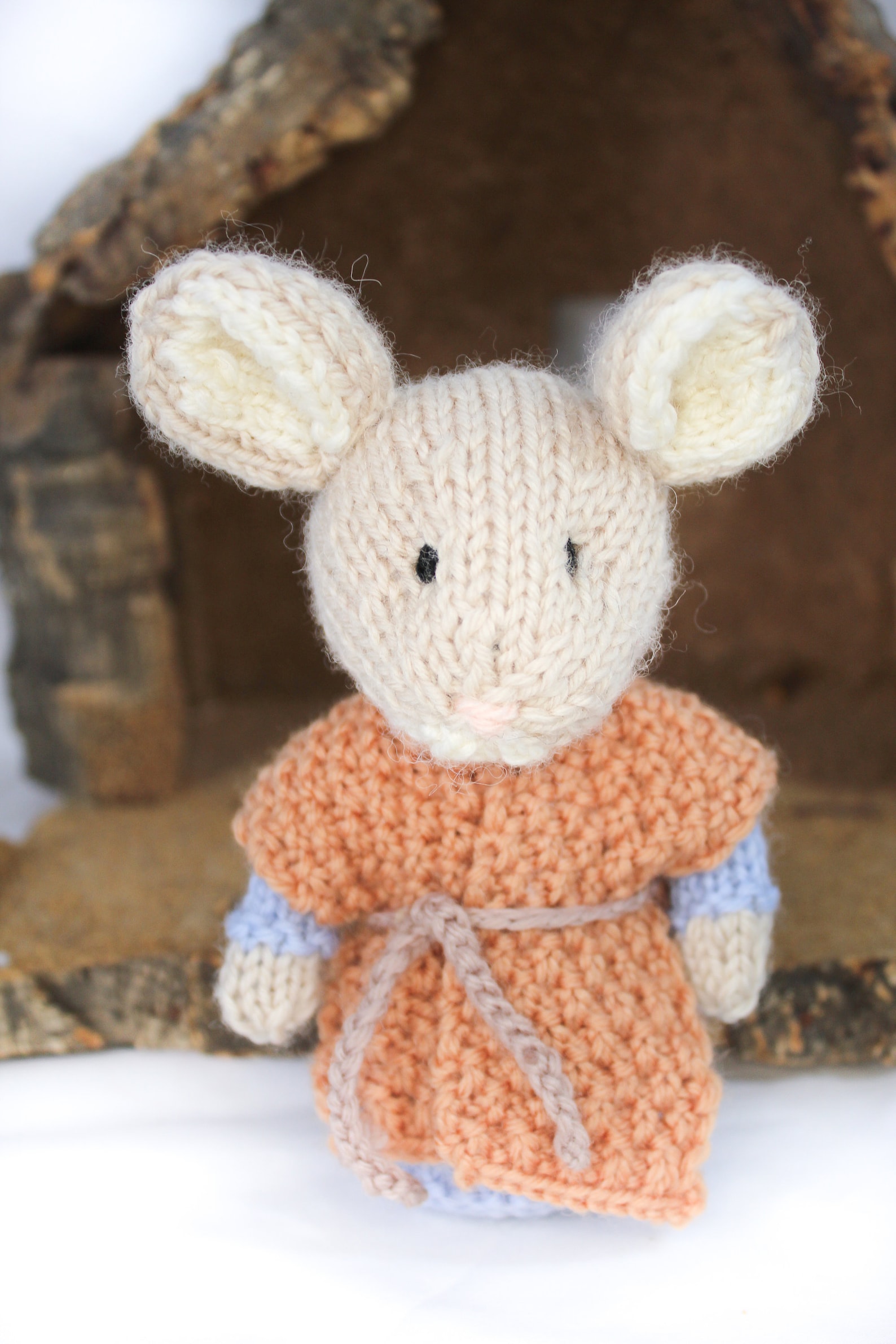 Christmas Mice Knitivity PDF Knitting Pattern - Etsy