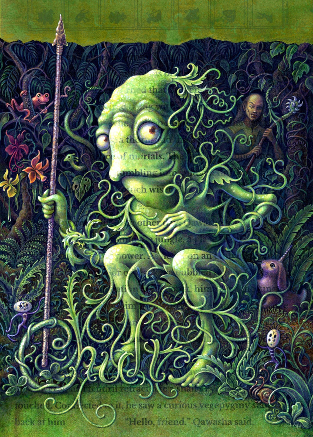 Dungeons and Dragons Art Print, Chult Jungle Creatures. Tabletop Gaming ...