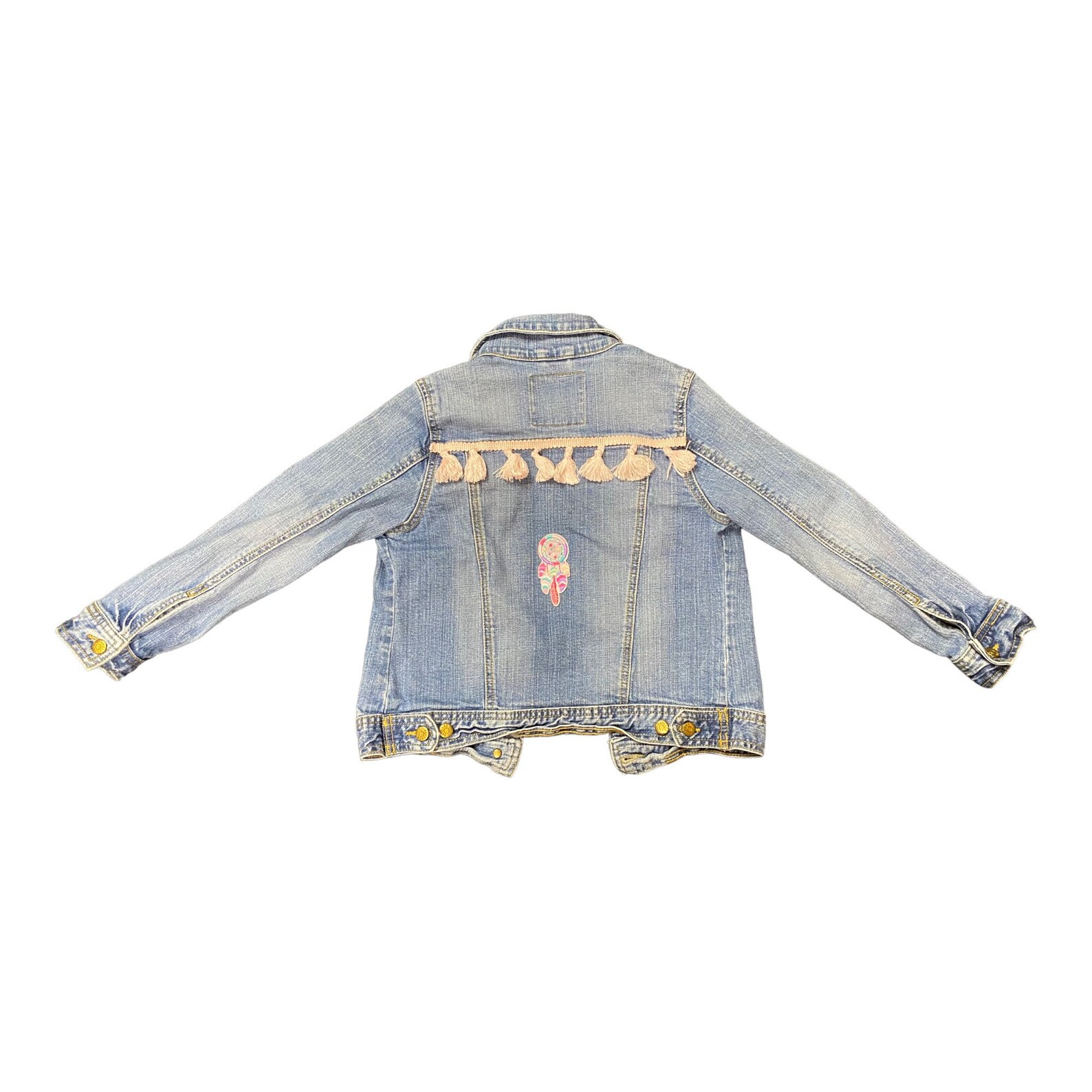 Girls Altered Denim Jean Jacket - Etsy
