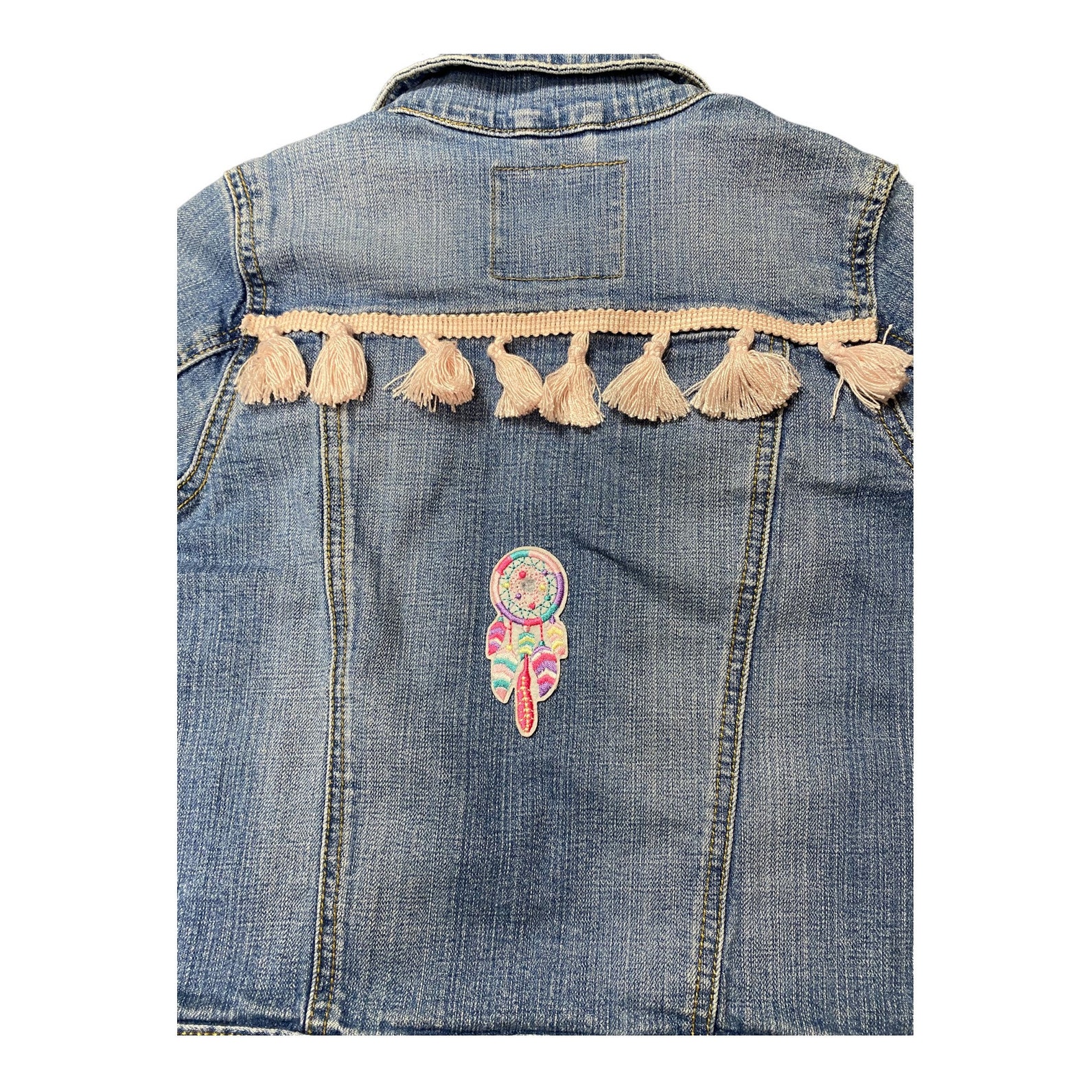 Girls Altered Denim Jean Jacket - Etsy