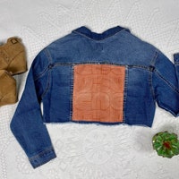 Girls Altered Denim Jean Jacket - Etsy