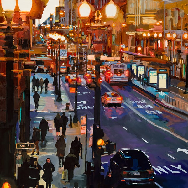 Cityscape Art Print - Etsy