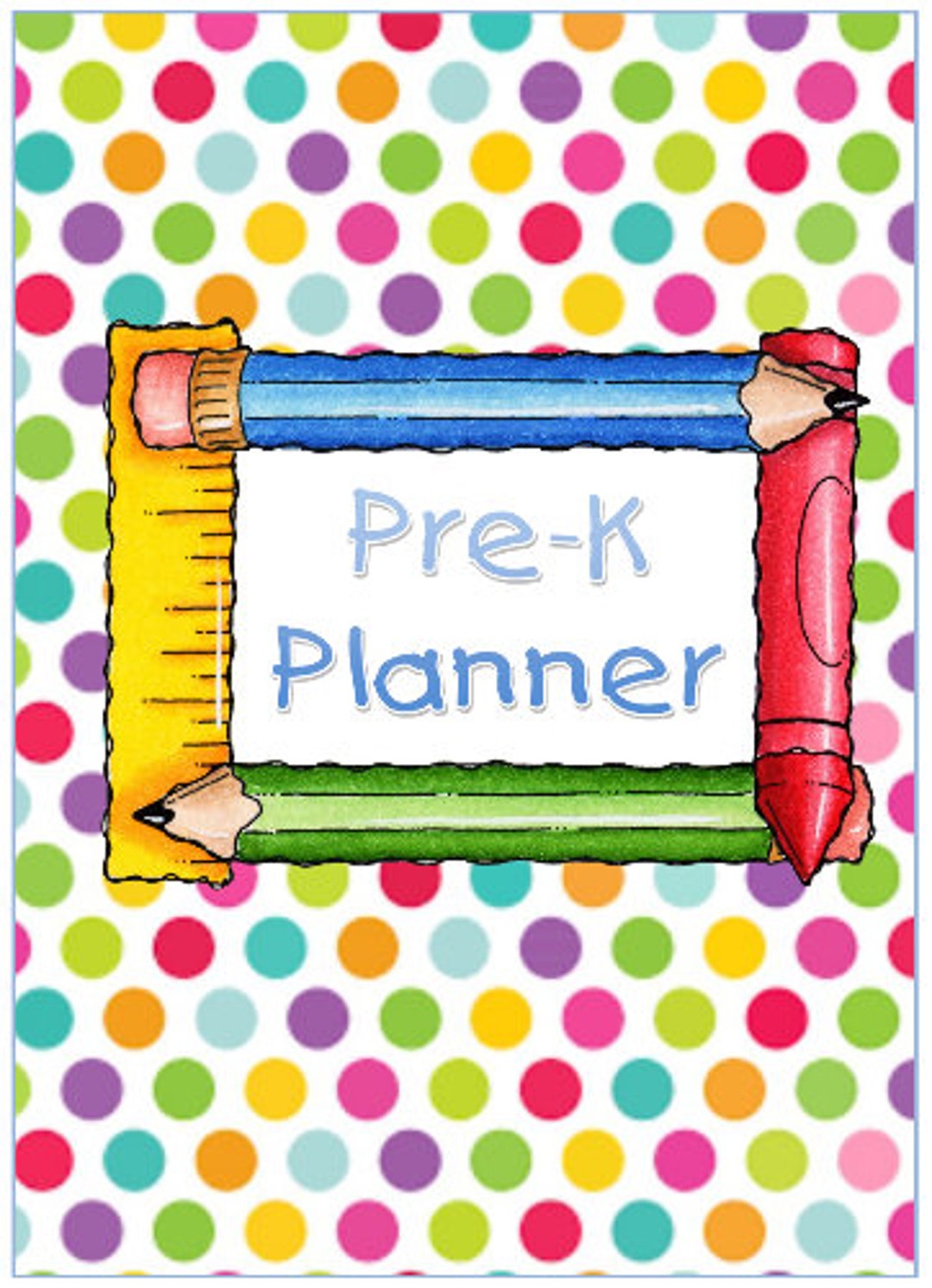 Pre-k Teacher Planner/calendar, Planners, Orangizers, School Planner ...