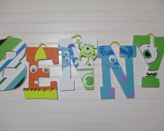 Monsters inc letters | Etsy