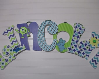 Monsters inc letters | Etsy