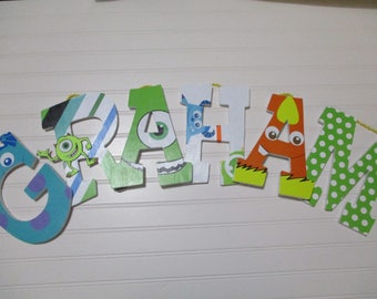 Monsters inc letters | Etsy