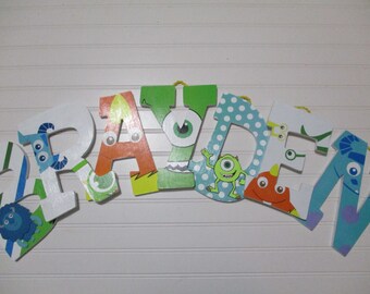 Monsters inc letters | Etsy