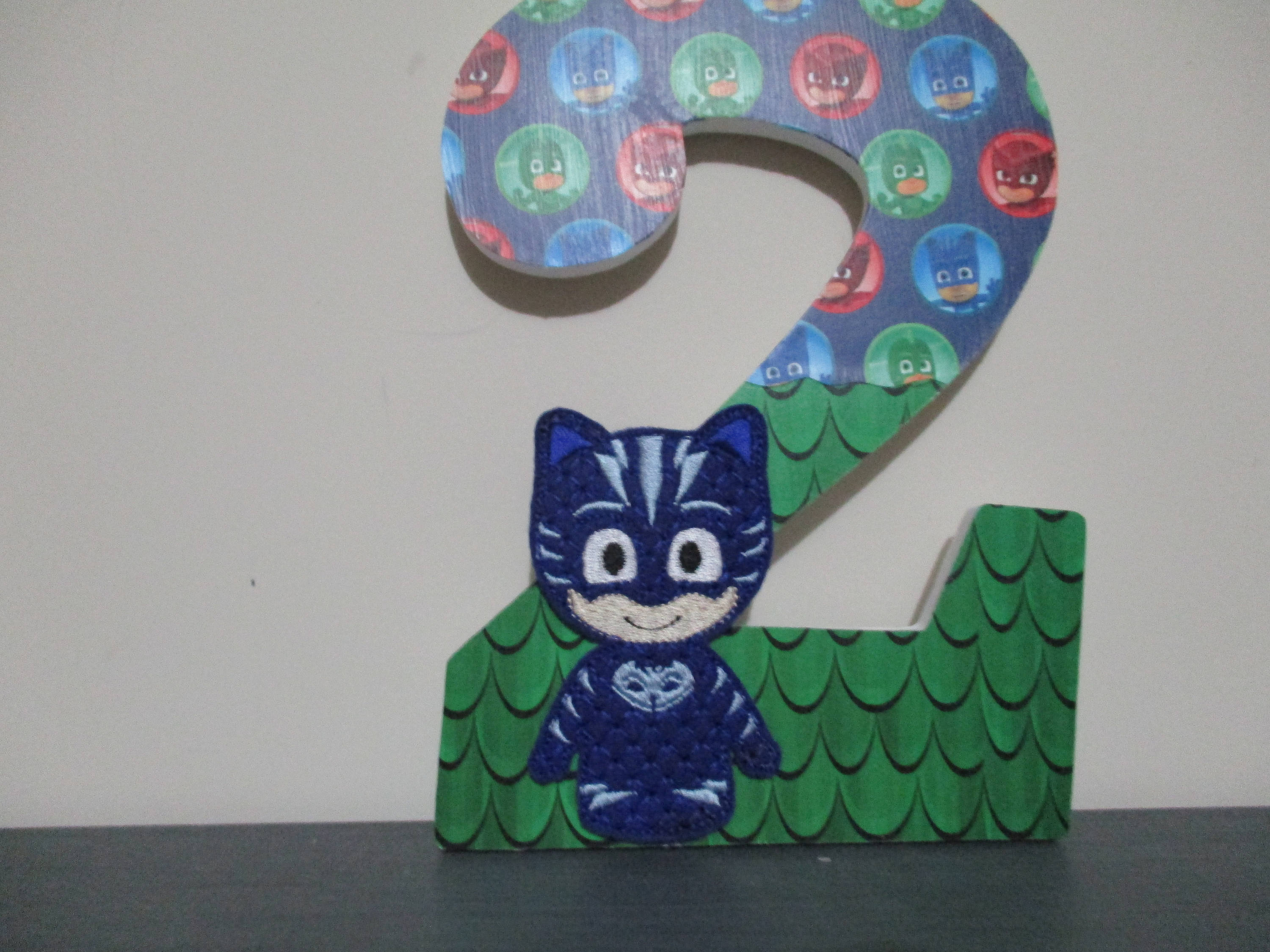PJ MASKS NUMBERS 20.00 per number 8-1/2 Owlette | Etsy