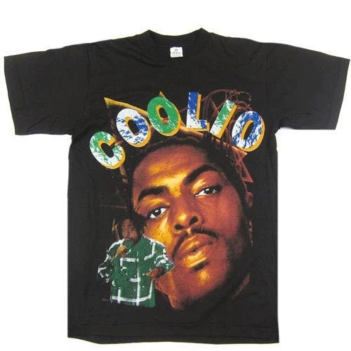 Coolio Rapper Shirt, RIP Coolio Rapper Double Sided T-shirt sold by ...