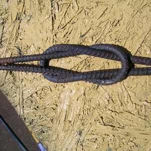 3/8" Rebar Square Knot Use for Metal Art or Brackets for a Shelf or ...