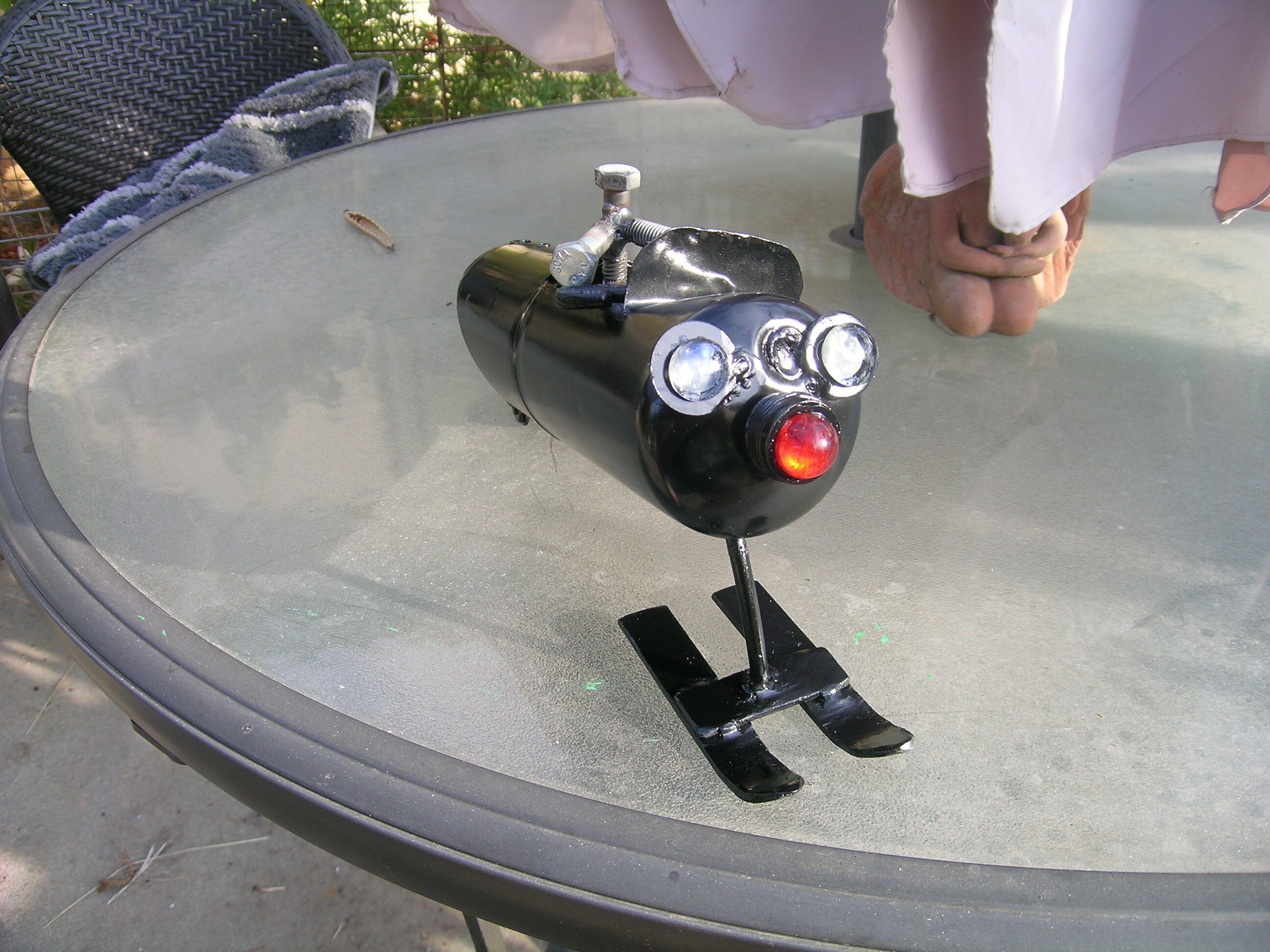 Snowmobile Made From Propane Cylinder With Driver - Etsy