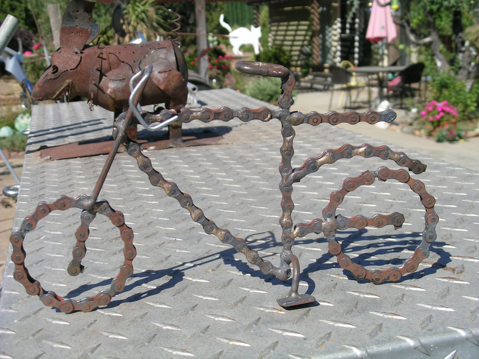 Bicycle Made From Bicycle Chain Approx. 10x6 - Etsy